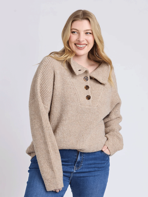 Bron Button Knit – instoreclothing
