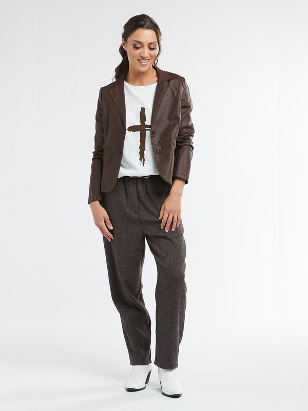 Suzi Jacket - CHOCOLATE – instoreclothing